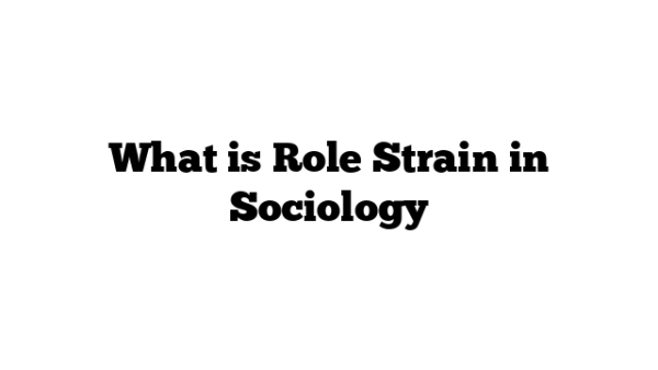 What is Role Strain in Sociology: Understanding the Stress of Multiple ...